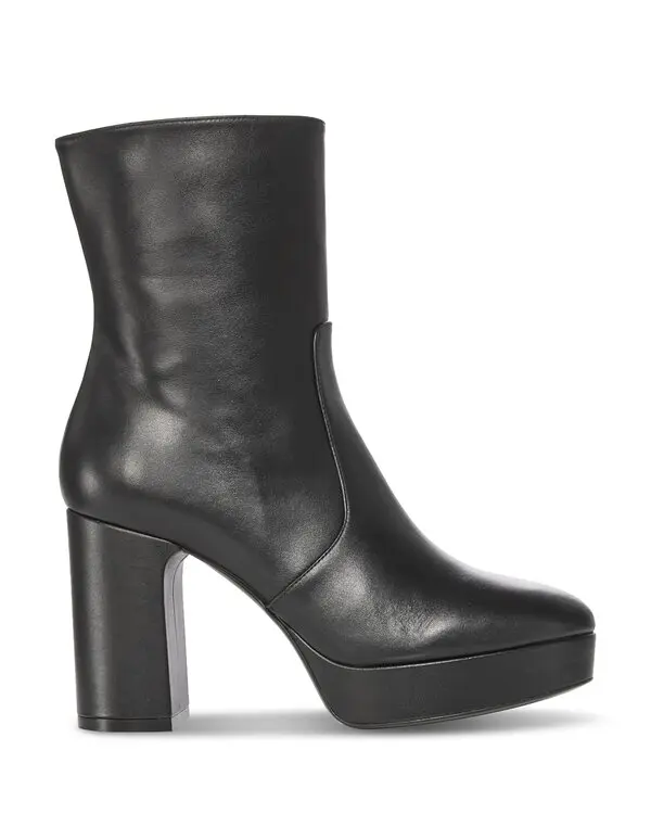 STUART WEITZMAN Dayna Platform Booties - Black