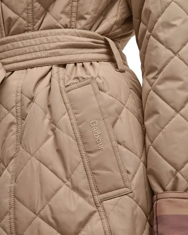 Barbour Tummel Box Quilt Trench Jacket