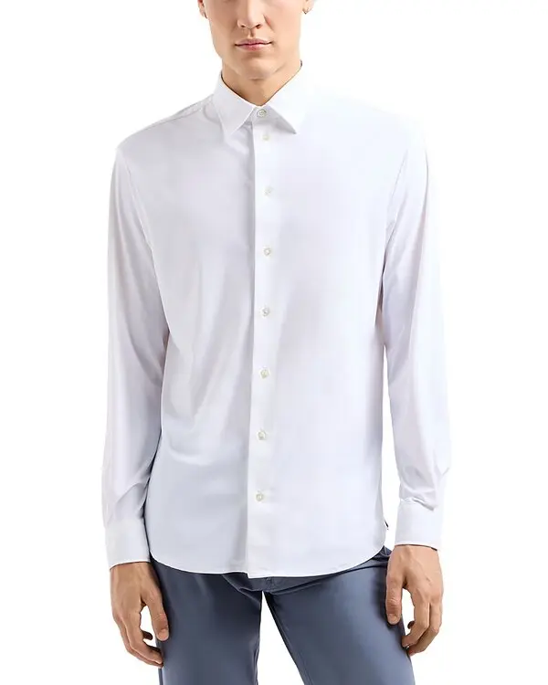 Emporio Armani Regular Fit Nylon Sport Shirt