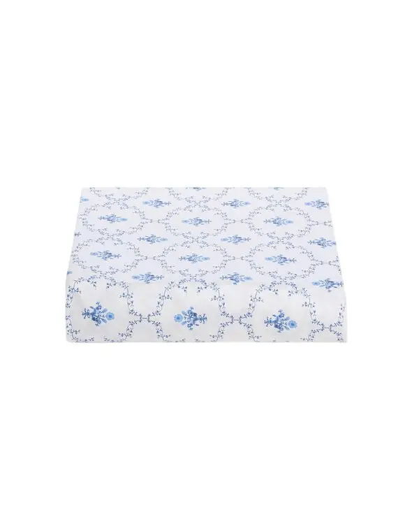 Hill House Home The Fitted Sheet - Blue Trellis