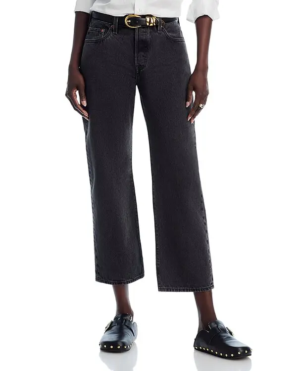 LEVI'S 501 90s High Rise Straight Ankle Jeans - Smooth Operator