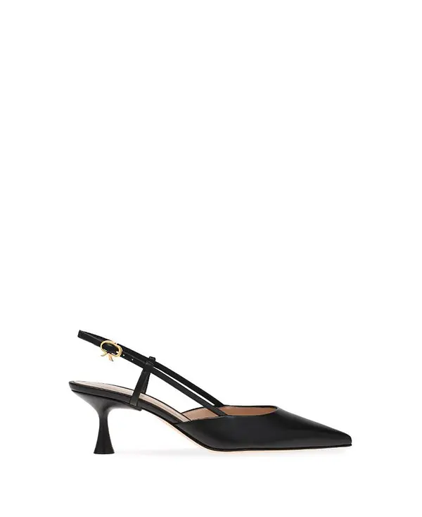 GIANVITO ROSSI Ascent 55 Pump - Black Calf Leather