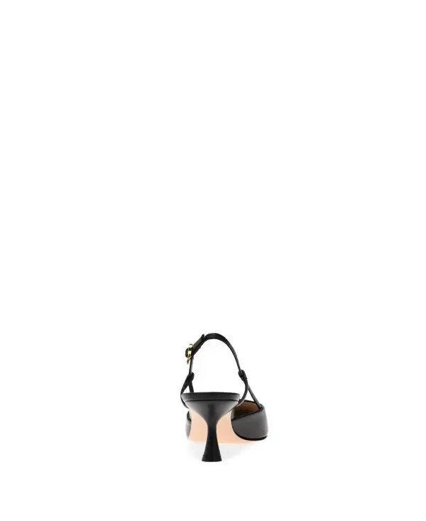 GIANVITO ROSSI Ascent 55 Pump - Black Calf Leather