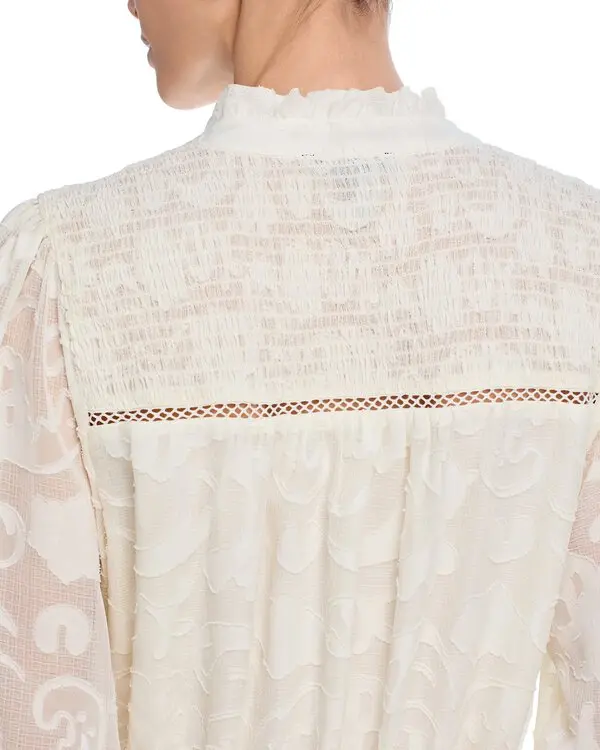 Aqua Lace Tiered Midi Dress In White - 70% Off | Editorialist