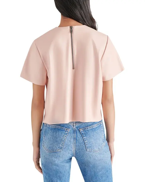 Steve Madden Ezra Faux Leather Top