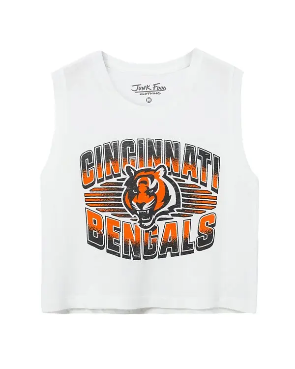 Junk Food Clothing Nfl Cincinnati Bengals Tank Top - White