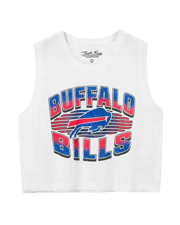 Junk Food Clothing Nfl Buffalo Bills Tank Top - White