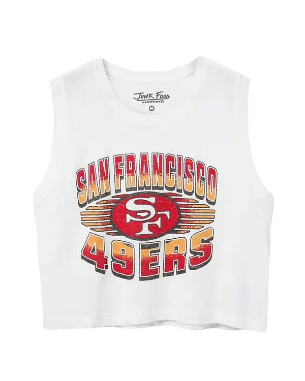 Junk Food Clothing Nfl San Francisco 49ers Tank Top - White