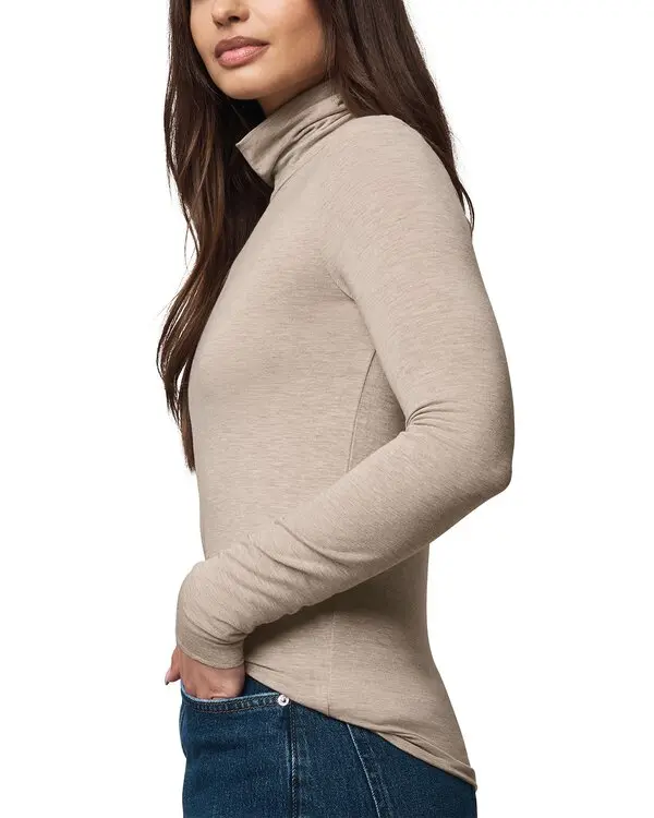 Splendid Turtleneck Tee - Light Cedar