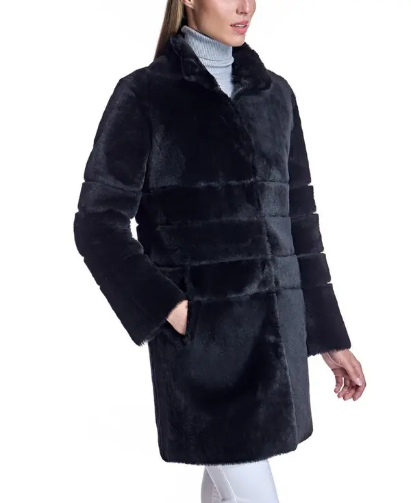 MAXIMILIAN Reversible Shearling Shortcoat - Black