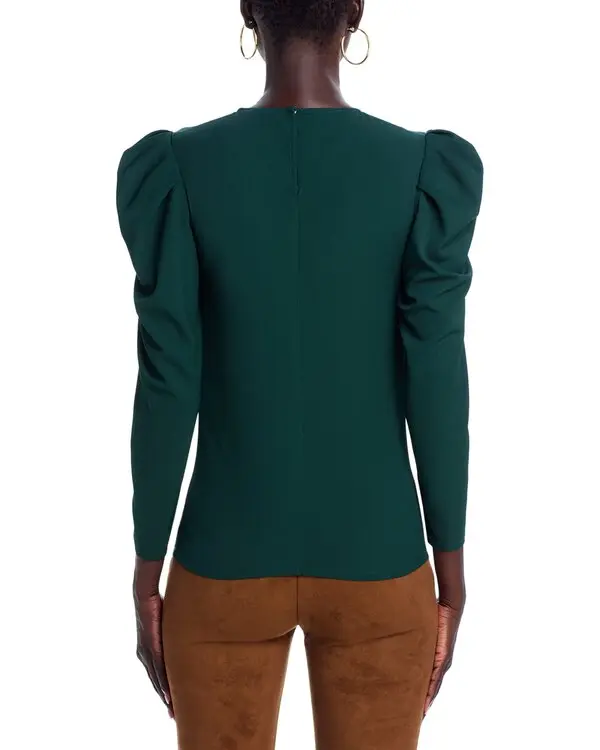 Generation Love Avalon Puff Sleeve Blouse With Embellished Keyhole