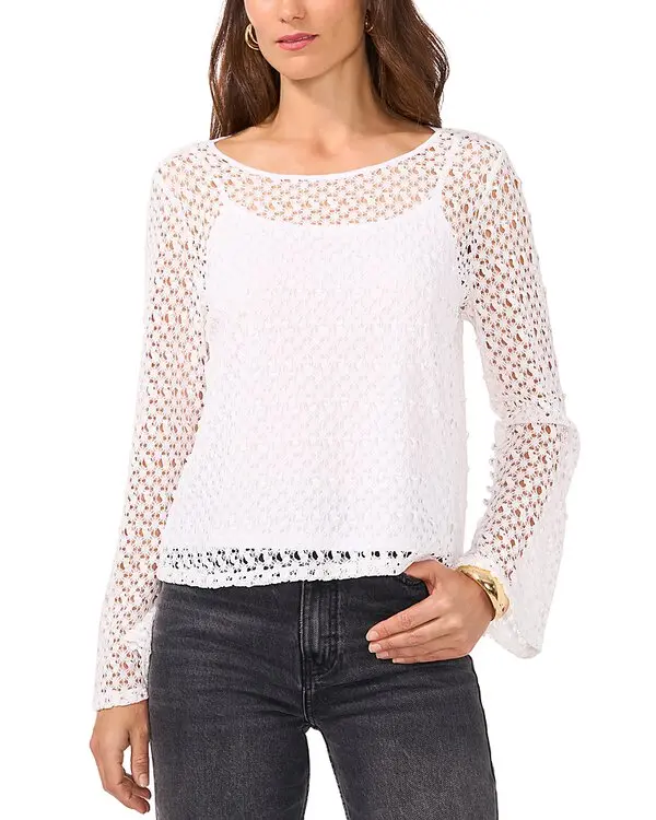 Vince Camuto Crochet Top