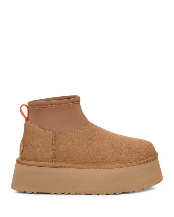UGG Classic Mini Dipper Platform Boots - Chestnut