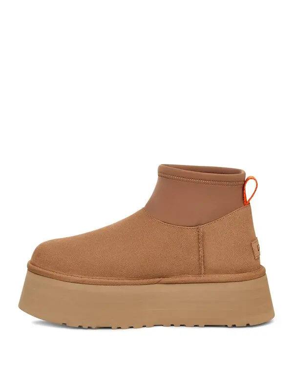 UGG Classic Mini Dipper Platform Boots - Chestnut