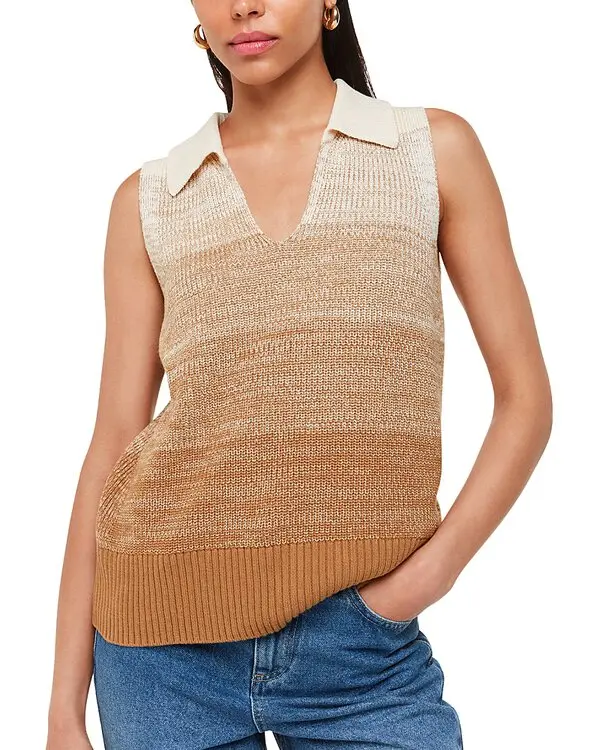Whistles Collared Ombre Top