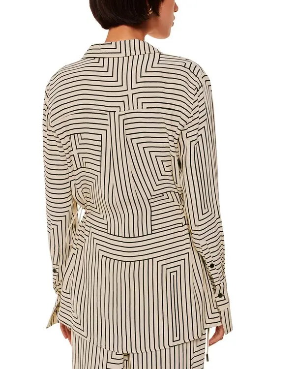 Whistles Angled Stripes Shirt