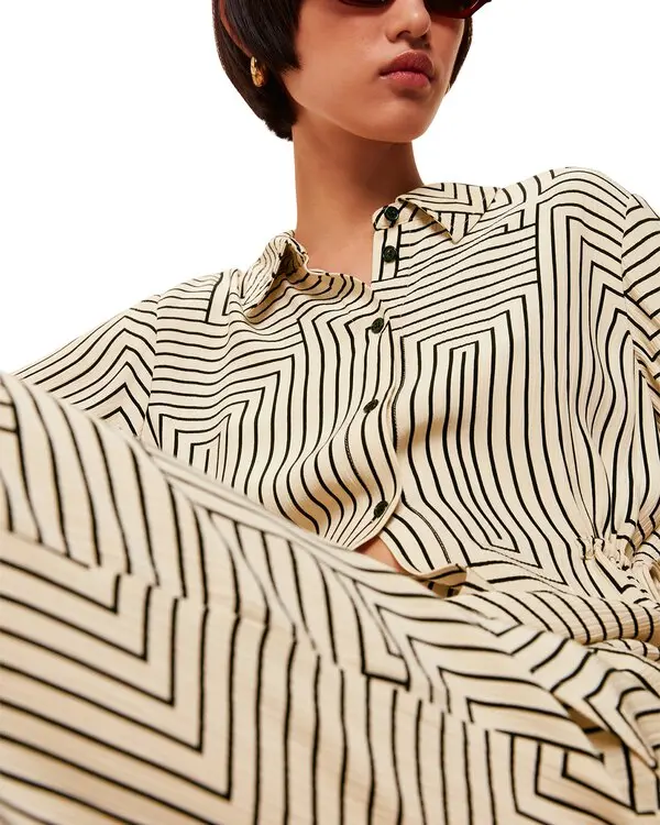 Whistles Angled Stripes Shirt