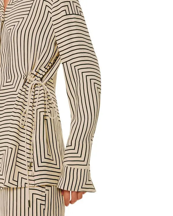 Whistles Angled Stripes Shirt