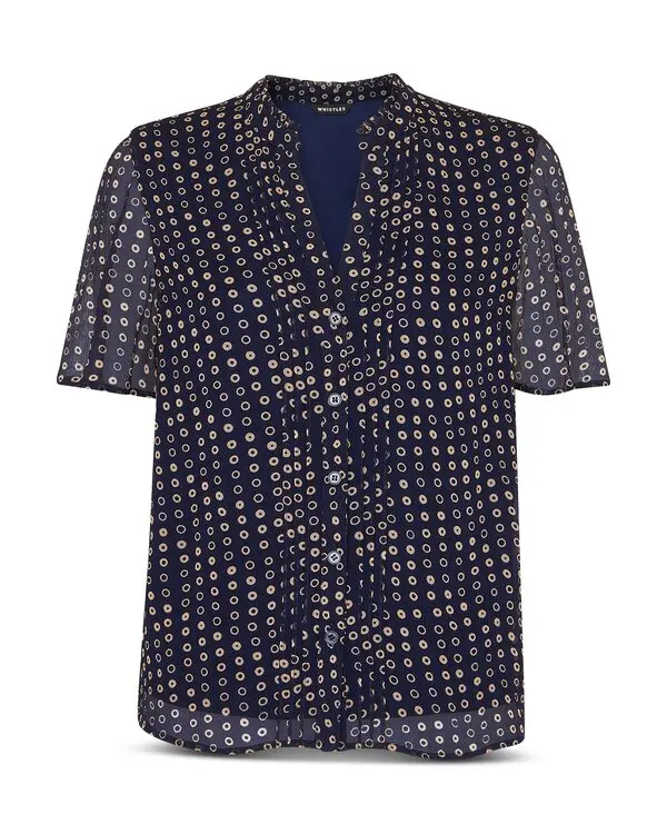 Whistles Pintuck Blouse