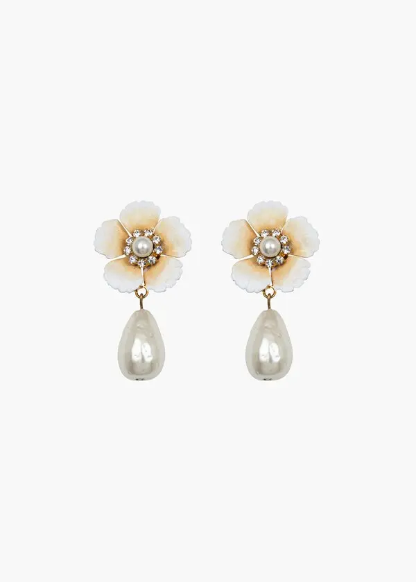 JENNIFER BEHR Deborah Earrings - Champagne