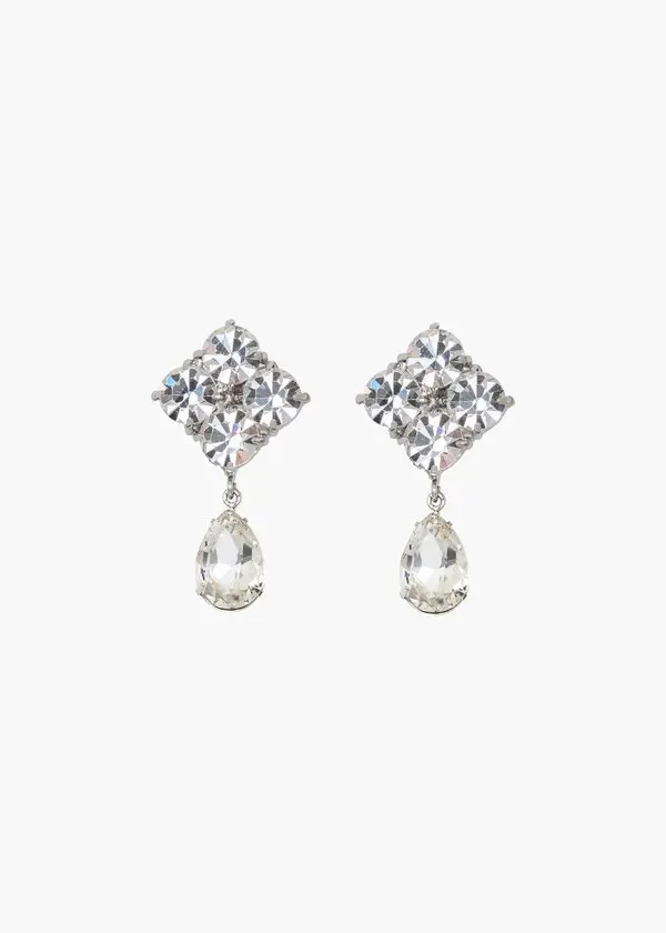 JENNIFER BEHR Morgana Earrings - Crystal