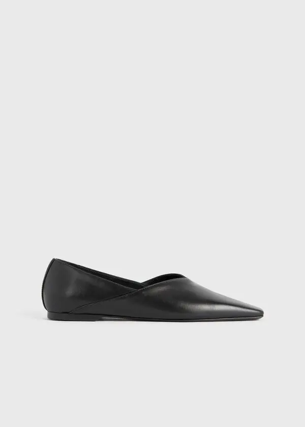 TOTEME Nappa Leather Slipper Flats