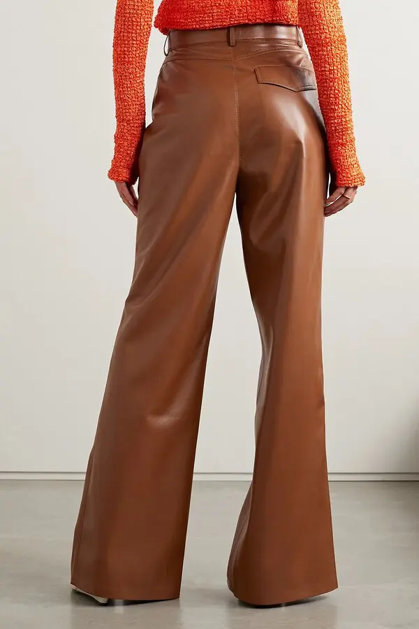 Nanushka Basha Okobor Wide-leg Pants