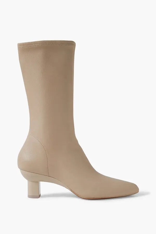 3.1 Phillip Lim Verona Stretch-leather Sock Boots - Neutral
