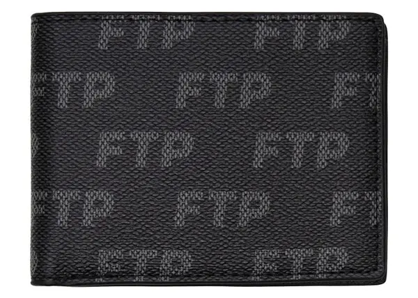 FTP Logo Repete Wallet - Black