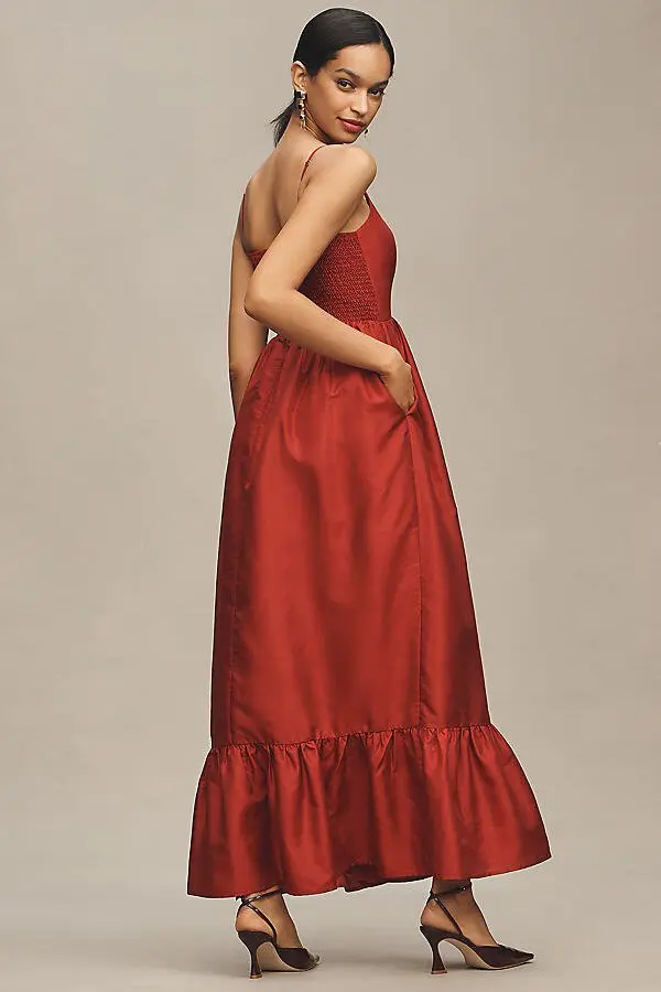 Hutch Carmichael Maxi Dress In Red - 44% Off | Editorialist