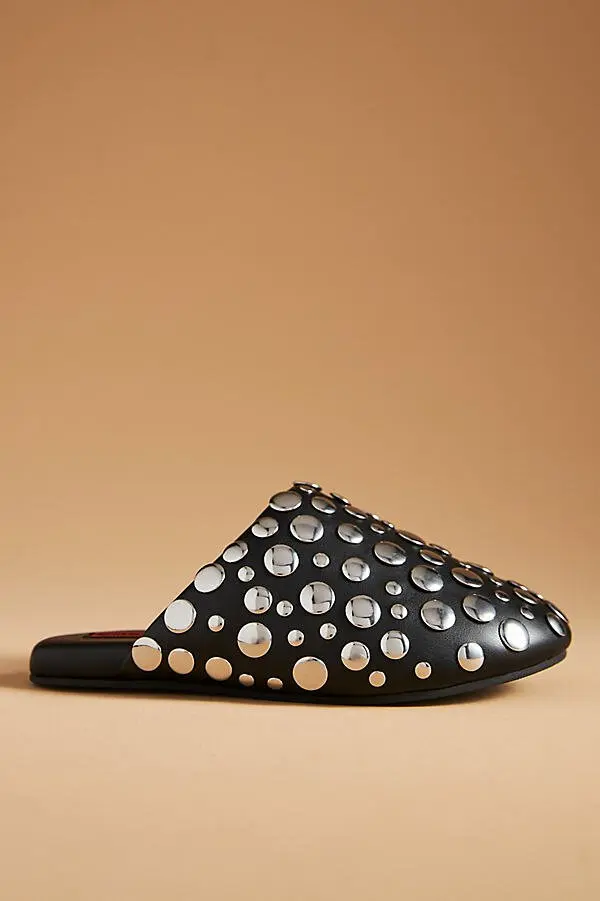 SIMONMILLER Studded Bubble Slides - Black