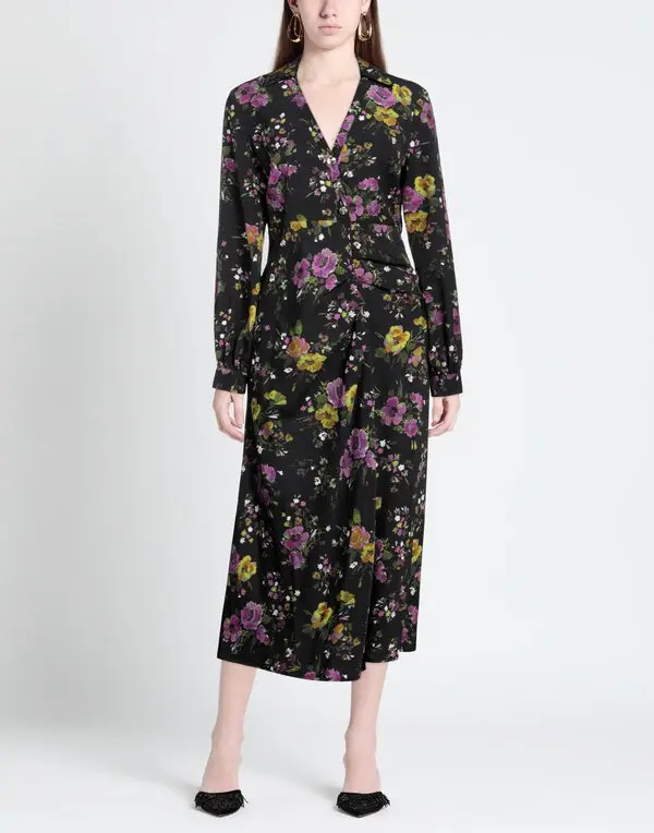 Pinko Midi Shirt Dress In Black - 64% Off | Editorialist