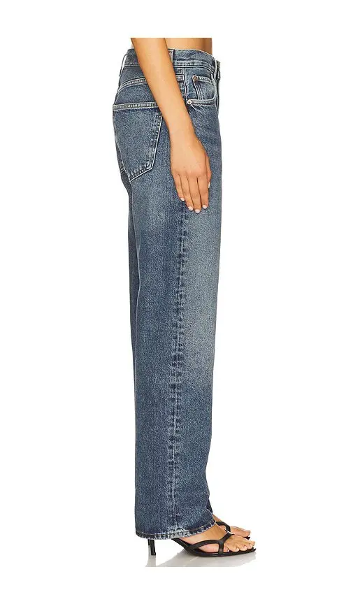 AGOLDE Fran Straight Leg Jeans - Blue