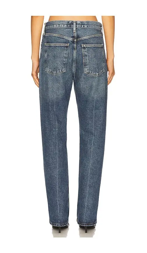 AGOLDE Fran Straight Leg Jeans - Blue