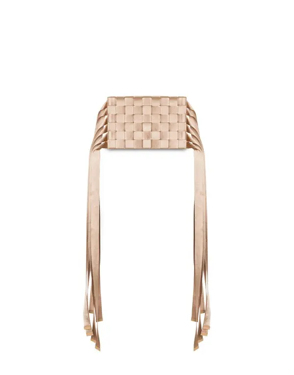 Alberta Ferretti Braided Clutch