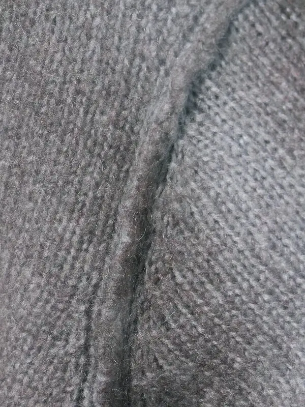 Acne Studios Printed Knitted Sweater - Gray