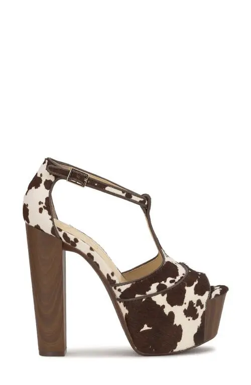 Jessica Simpson Dany Platform Sandals - Dark Brown/w Cwphrc