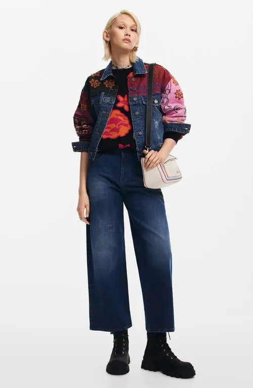 Desigual Madrid Patchwork Denim Jacket