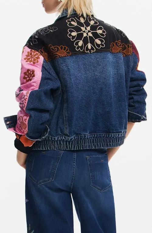Desigual Madrid Patchwork Denim Jacket