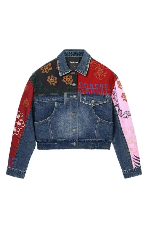 Desigual Madrid Patchwork Denim Jacket
