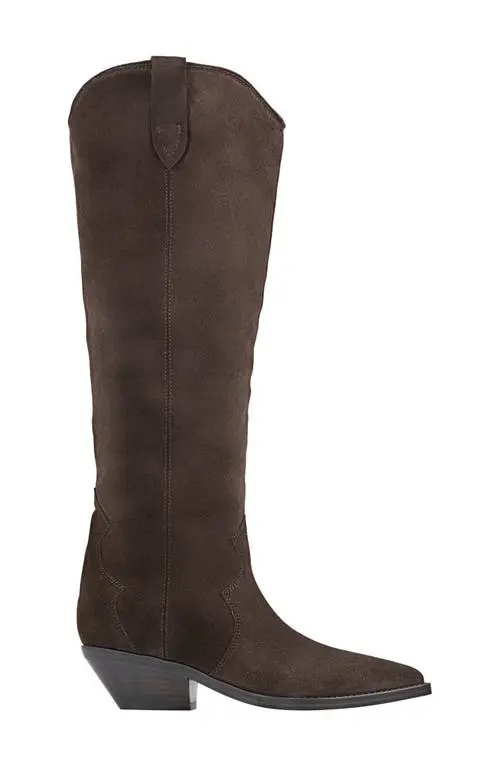 Marc Fisher Ander Knee High Boot By - Dark Brown