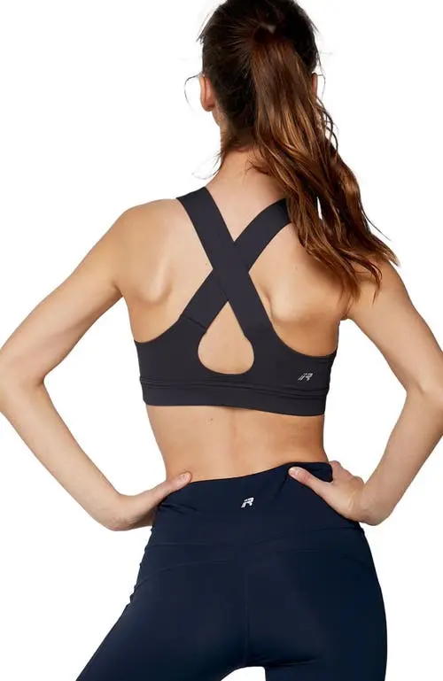REBODY Cross X Silkiflex Lite Bra - Black