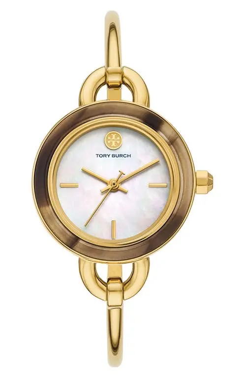 Tory Burch Miller Bangle Watch Set - Gold