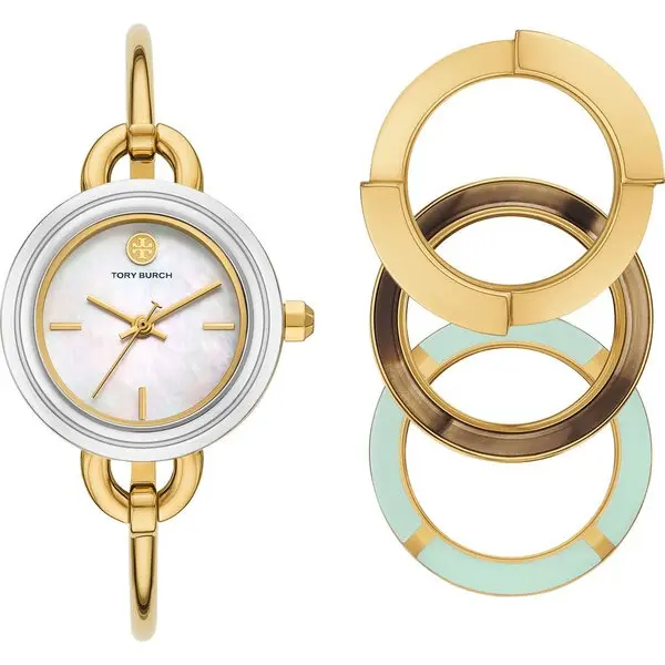 Tory Burch Miller Bangle Watch Set - Multi
