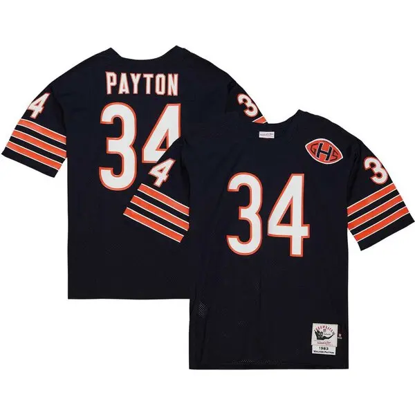 Mitchell & Ness Walter Payton Chicago Bears 1983 Authentic Throwback Retired Player Jersey - Navy