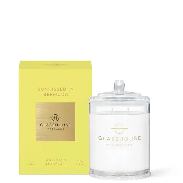 GLASSHOUSE FRAGRANCES Sunkissed In Bermuda Triple Scented Candle 380g - One-color