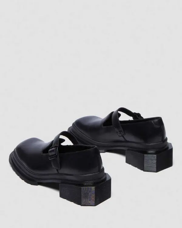 Dr. Martens Maybole Square Toe Mary Jane Shoes - Black