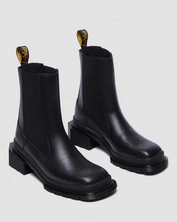 Dr. Martens Maybole Square Toe Chelsea Boots - Black