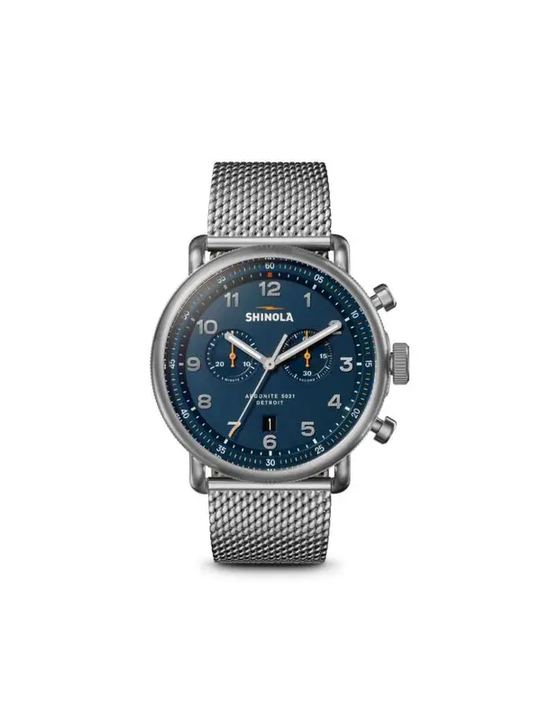 Shinola Chronograph Watch 43mm - Blue