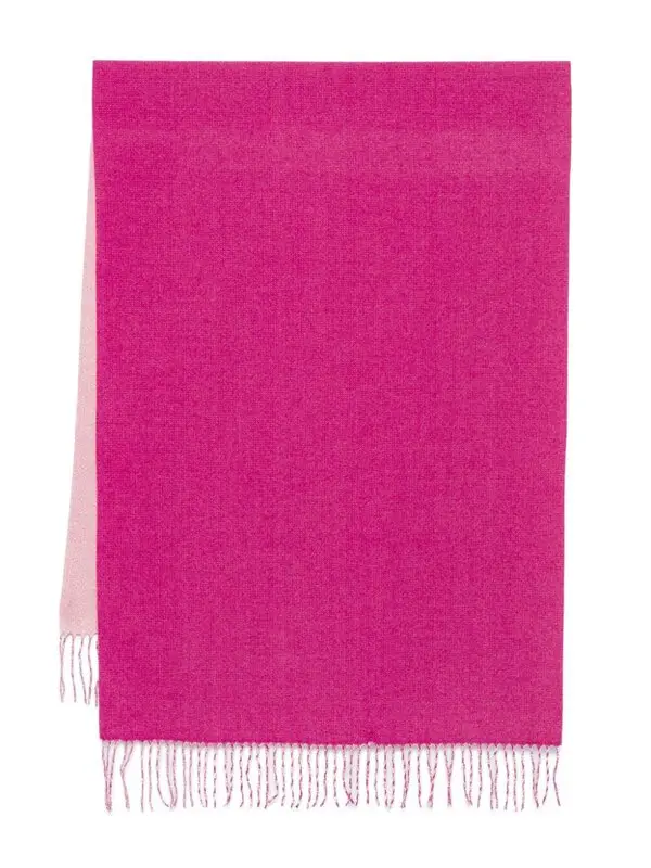 Liu Jo Brooch-detail Scarf - Purple